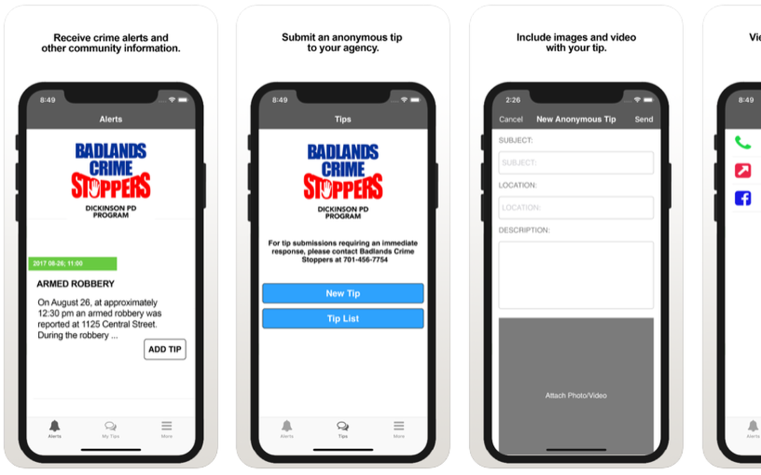 Dickinson Police Dept. launches app for reporting crime tips - tip411