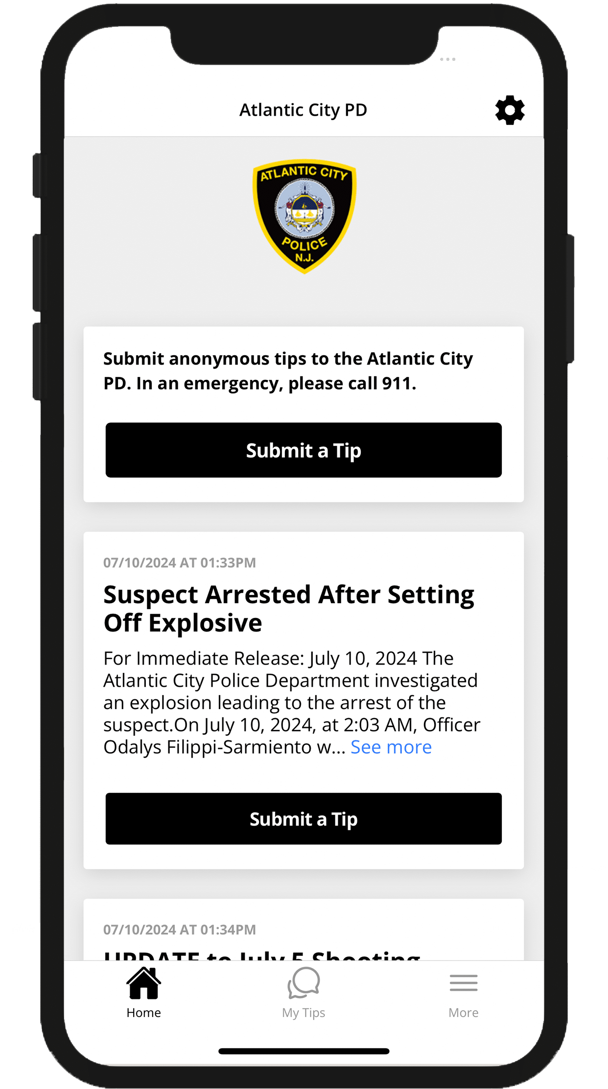 Even one case solved because of a tip received via tip411 is a benefit ...